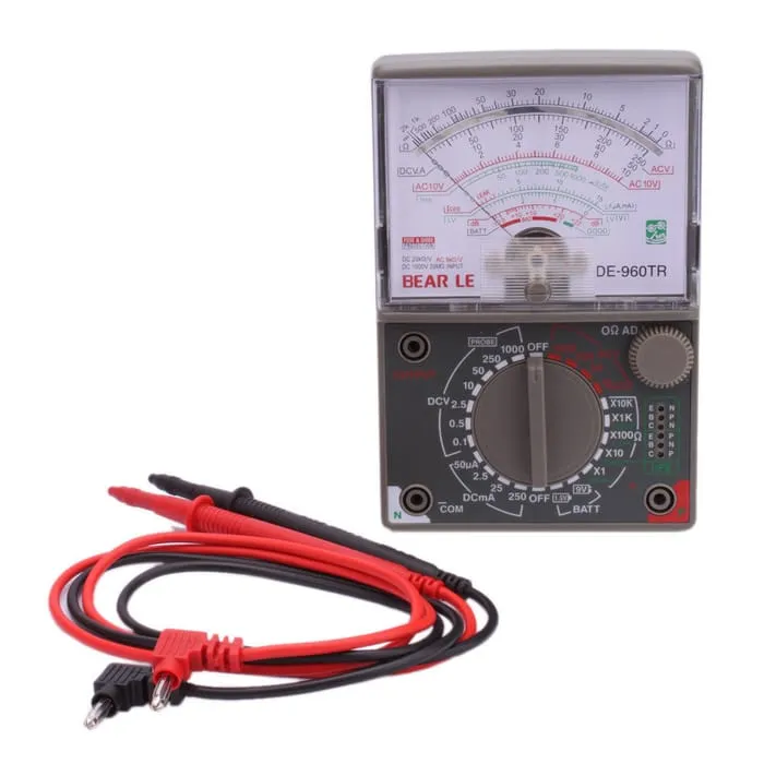 Handheld Analog AC DC Multimeter DE960TR In Pakistan