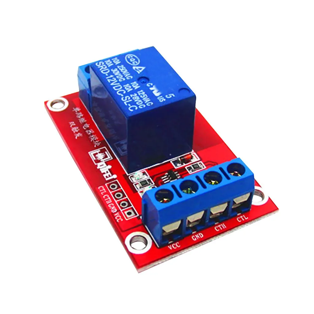 3V 1 Channel Relay Module Interface Board Low Level Trigger Optocoupler ...