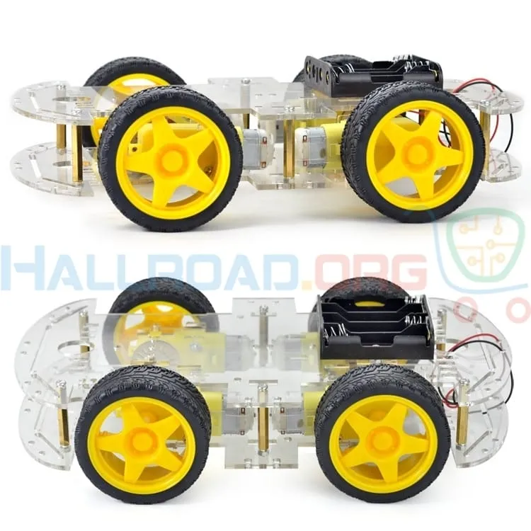 4WD Smart Robot Car Chassis Kit For Arduino In Pakistan