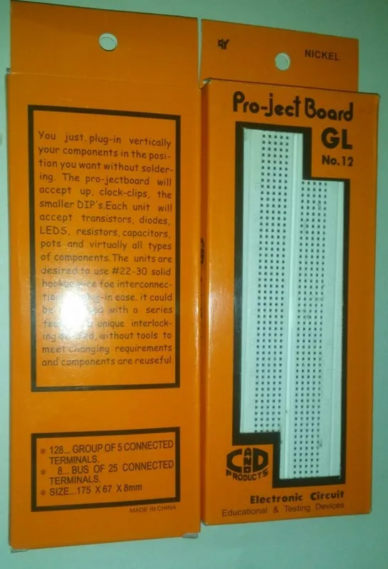 Breadboard Project Board GL NO.12 - Rawlix.com