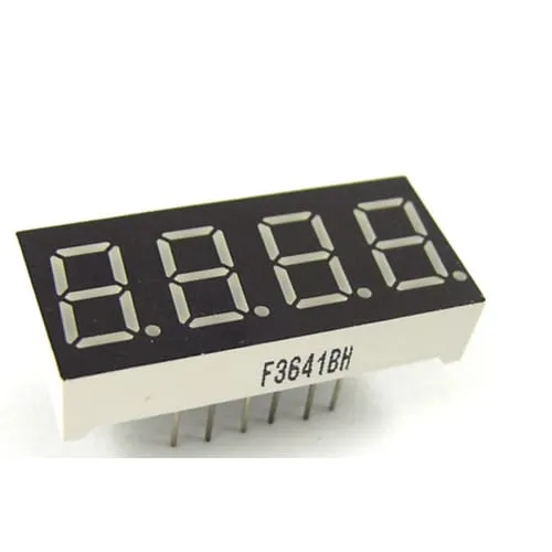 4 Digit 7 Segment Common Anode LED Screen Display In Pakistan