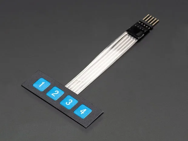 1x4 keymatrix Key Matrix Membrane Switch Control Panel Keypad Keyboard ...