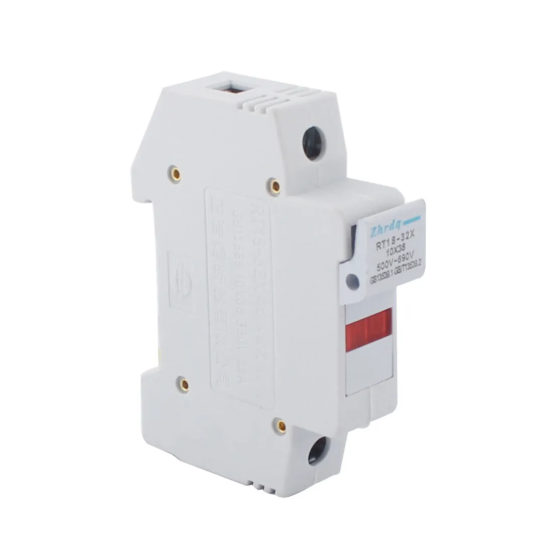 RT18-32X 380V 32A 1 Pole 10x38mm DIN Rail Mount Fuse Holder Base In ...