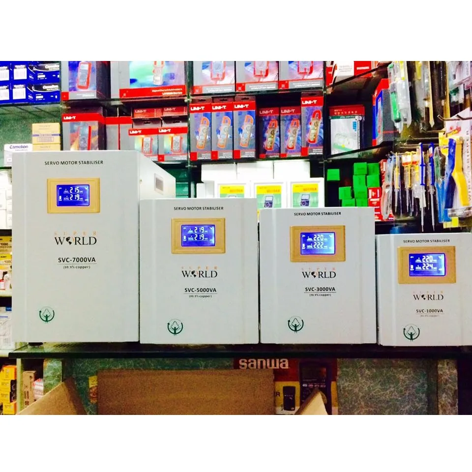 Servo Motor Stabilizer 10KVA SVC 10000VA Super World - Rawlix