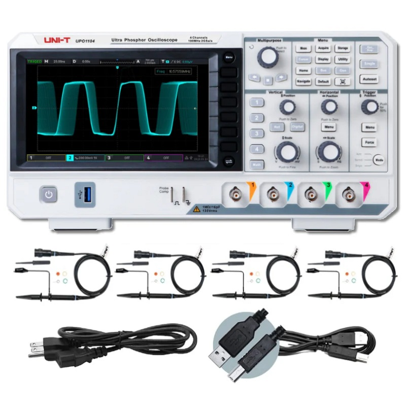 UNI-T UPO1104 100MHz 4Ch Digital Oscilloscope